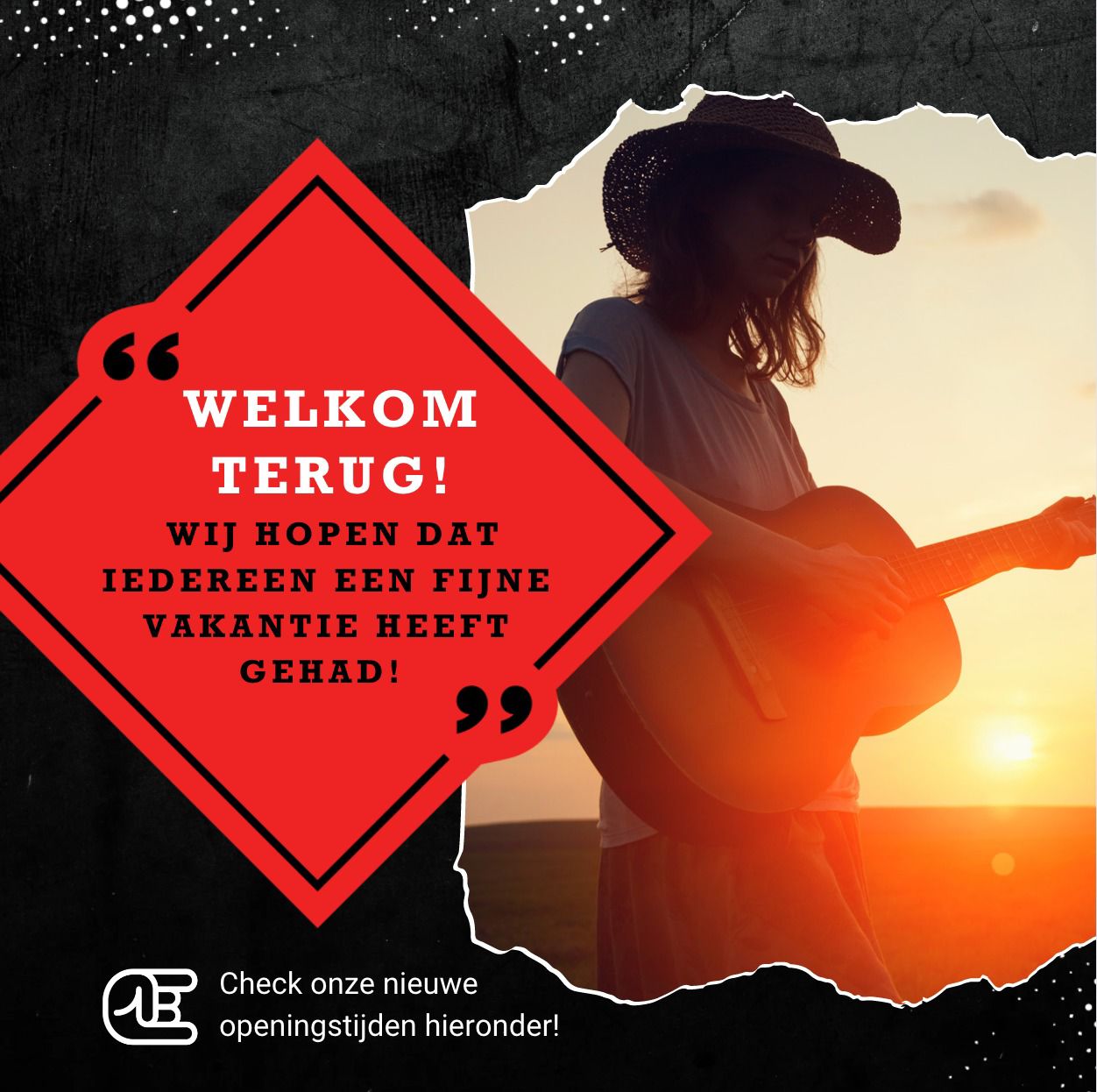 Welkom terug! - Jamstudios Amsterdam